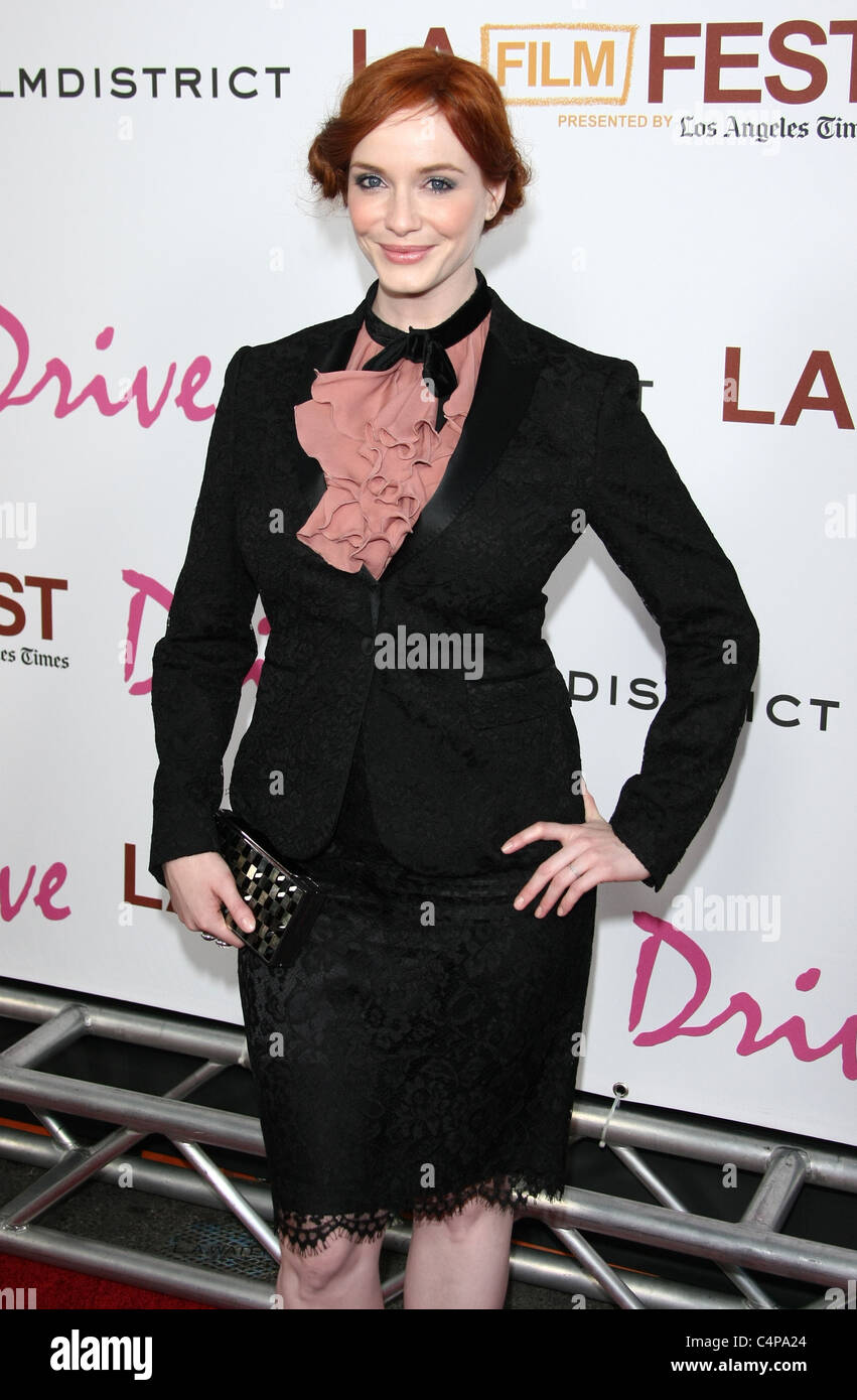 CHRISTINA HENDRICKS DRIVE. GALA SCREENING AT THE 2011 LOS ANGELES FILM ...