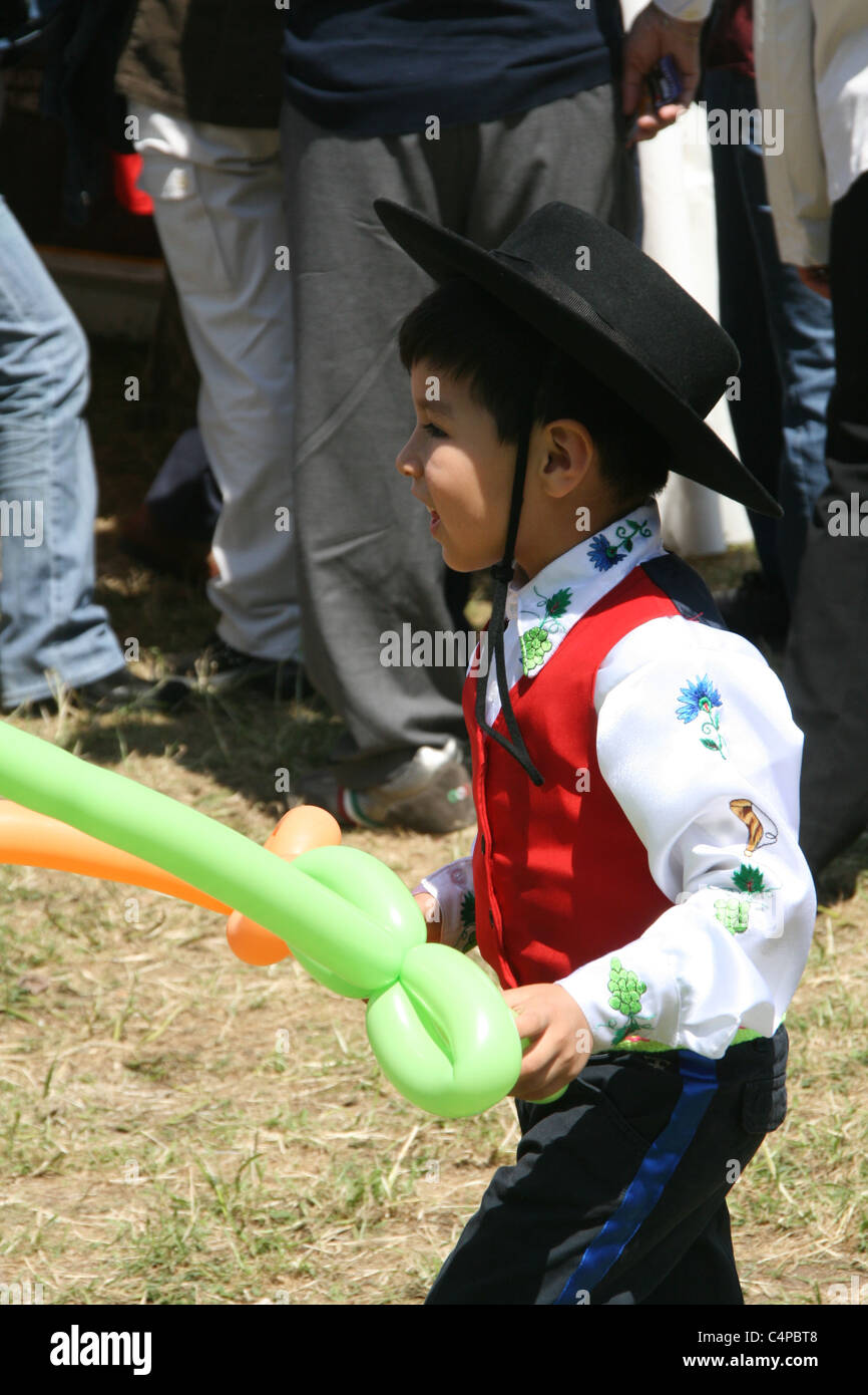 latin american people wearing traditional costumes at event in rome ...
