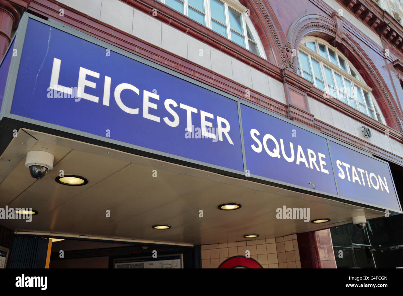 Leicester square tube station sign hi-res stock photography and images ...