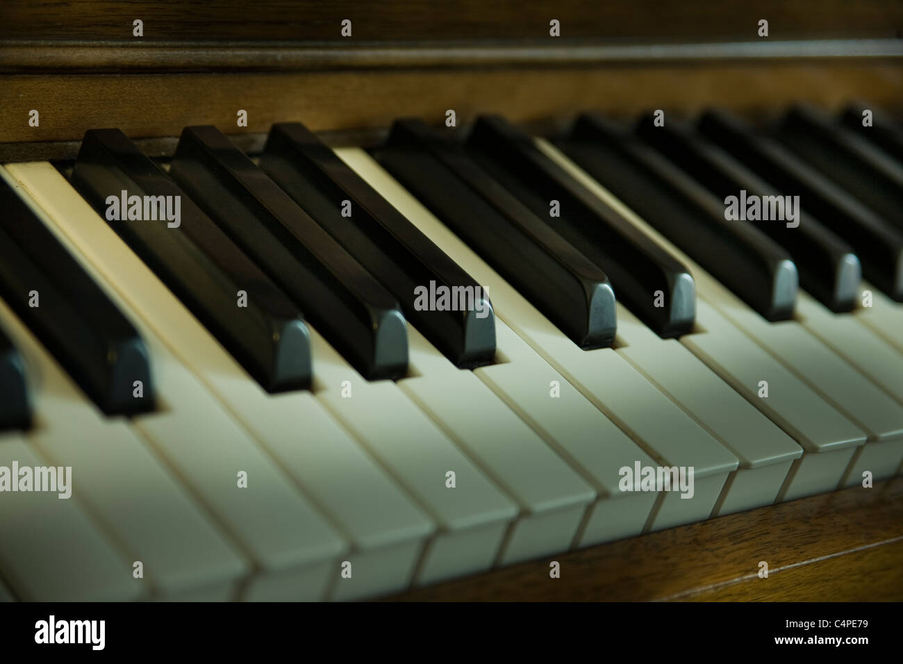 Close-up of piano keys Stock Photo - Alamy