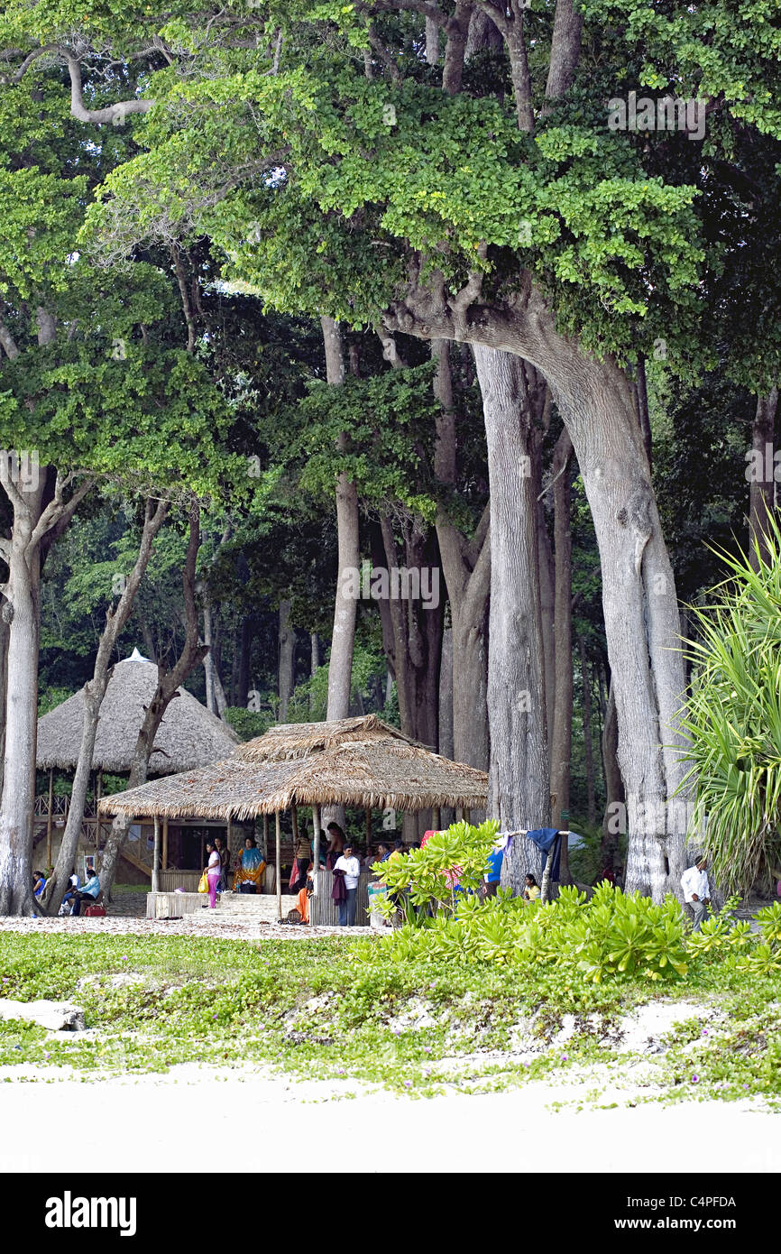 A tourist camp at Chidiya tapu - Andaman Islands, India Stock Photo - Alamy