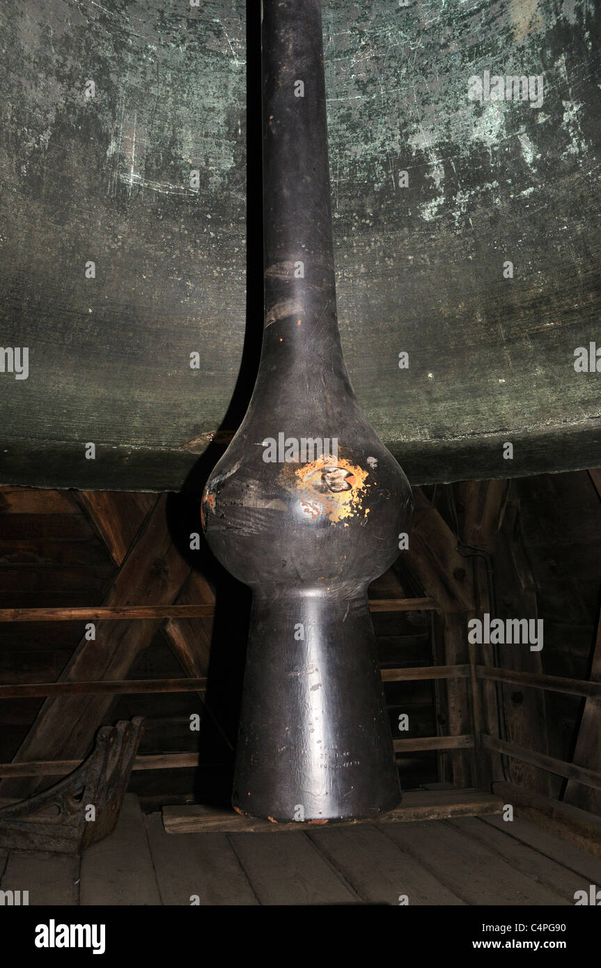 The half-ton clapper in Emmanuel the bell in the bell tower of Notre ...