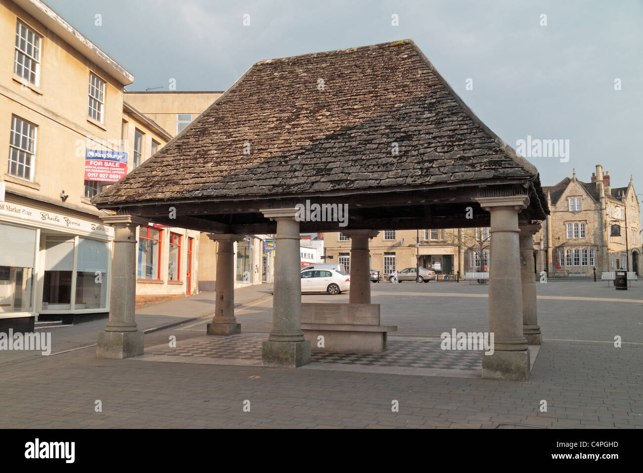 The Chippenham Buttercross (re-erected in 1995- see notes) in Market ...