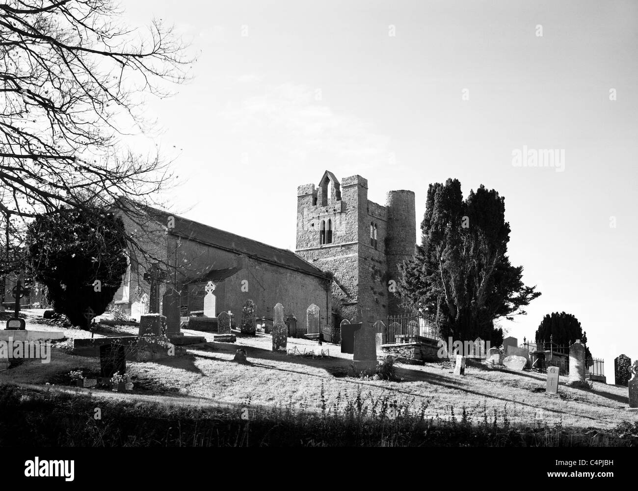 The Church of Ireland church at Balrothery, Balbriggan, county Dublin ...