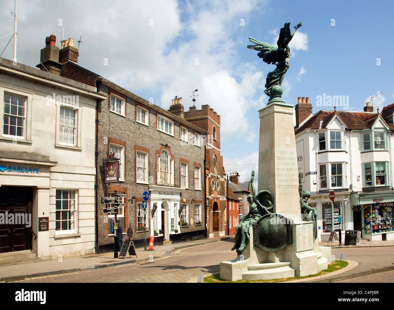 War memorial, Lewes town centre, East Sussex, England Stock Photo - Alamy