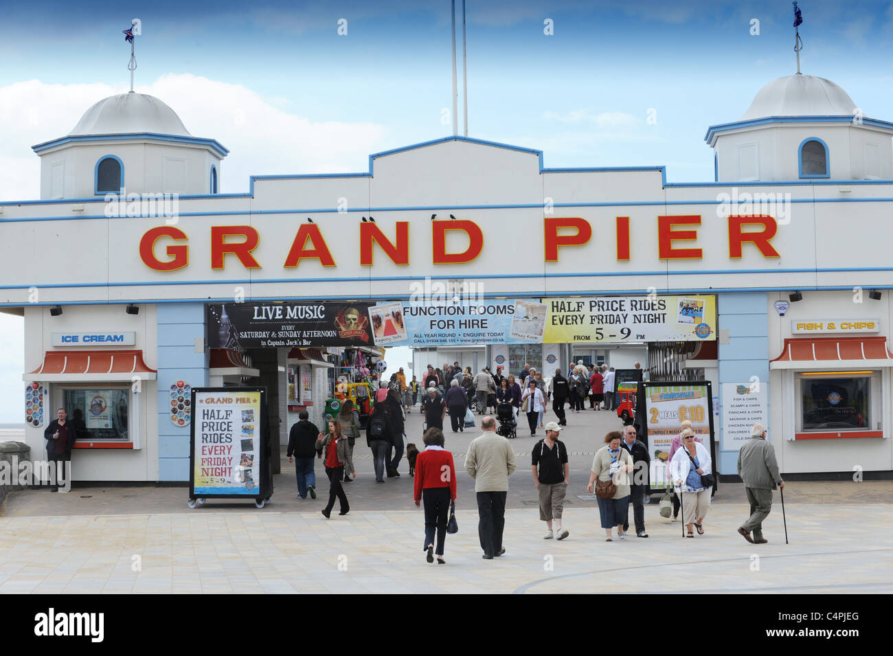 The Grand Pier Weston-super-Mare Somerset England Uk. staycation ...