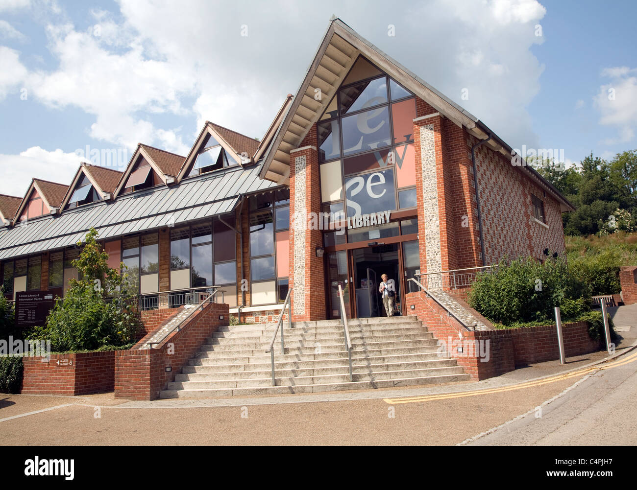 Library building, Lewes, East Sussex, England Stock Photo - Alamy