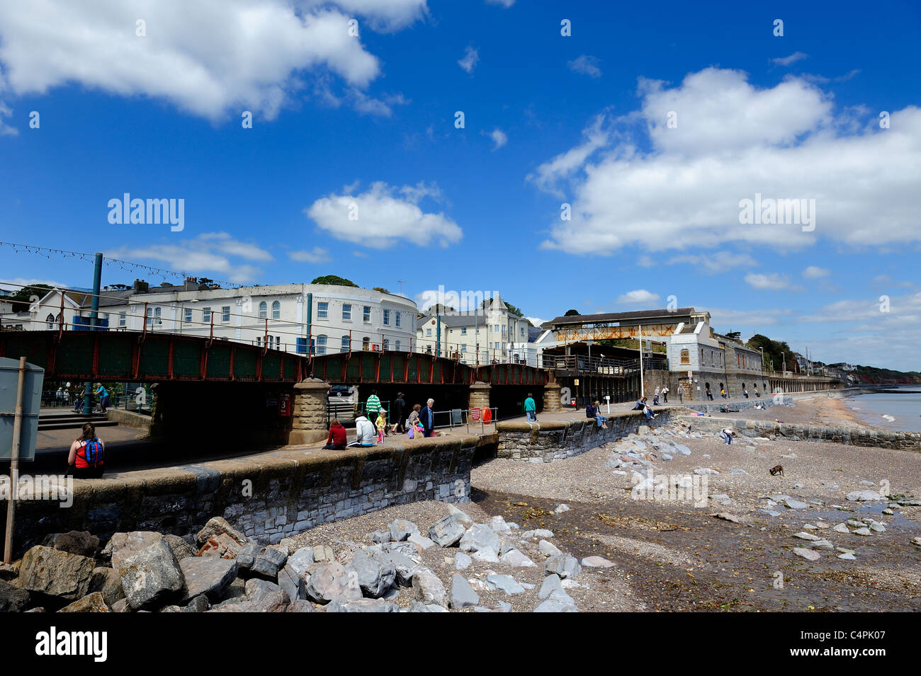 dawlish railway station situated on the seafront devon england uk Stock ...