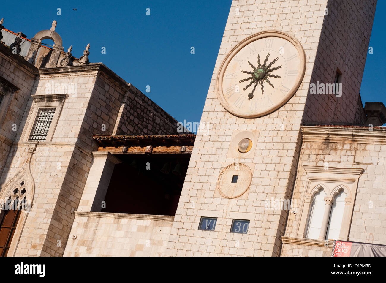 City Bell Tower, Dubrovnik, Croatia Stock Photo - Alamy