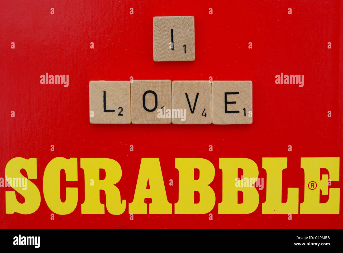 Scrabble letters love hi-res stock photography and images - Alamy