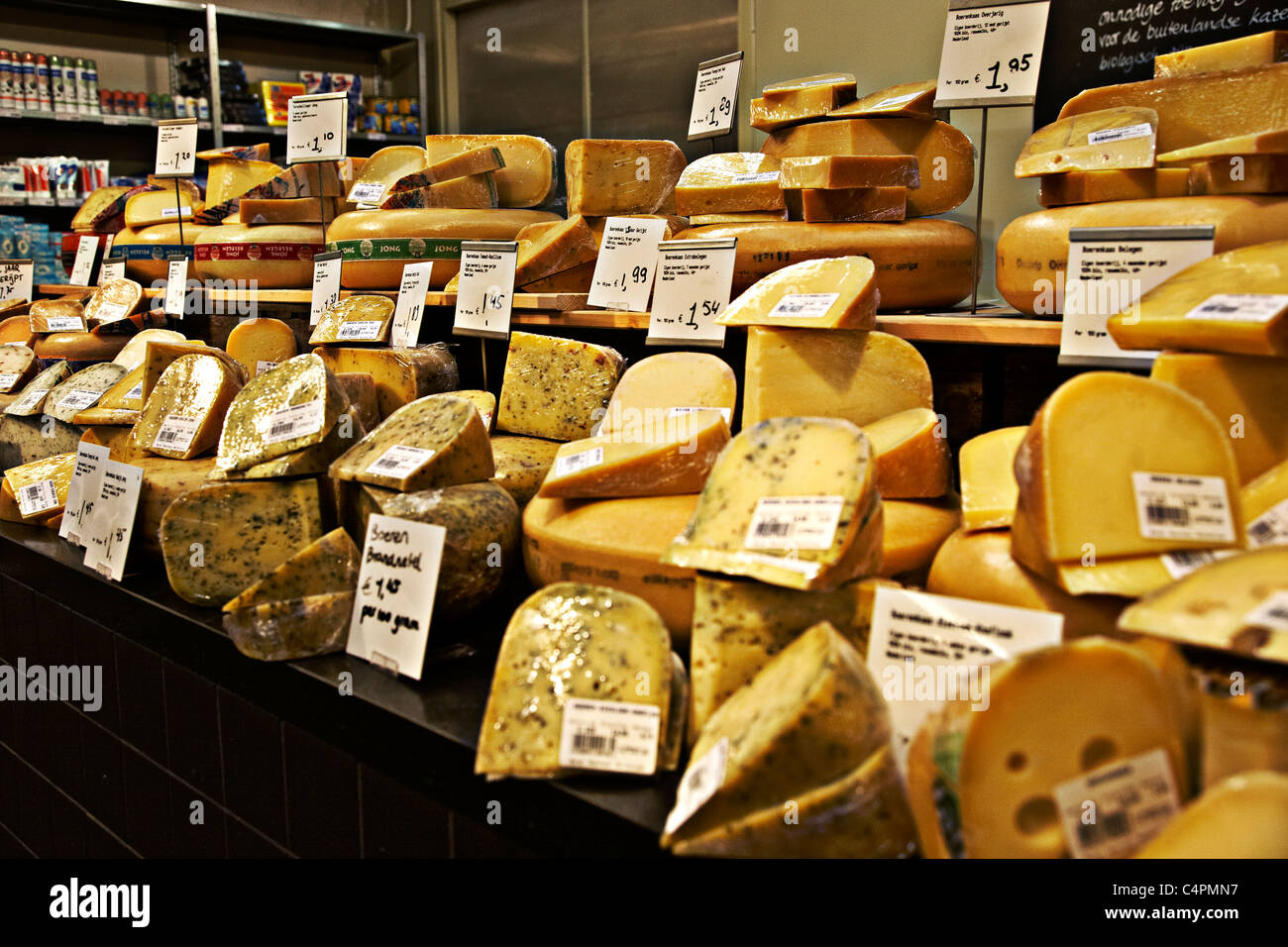 Cheese shop in Amsterdam, Holland Stock Photo - Alamy