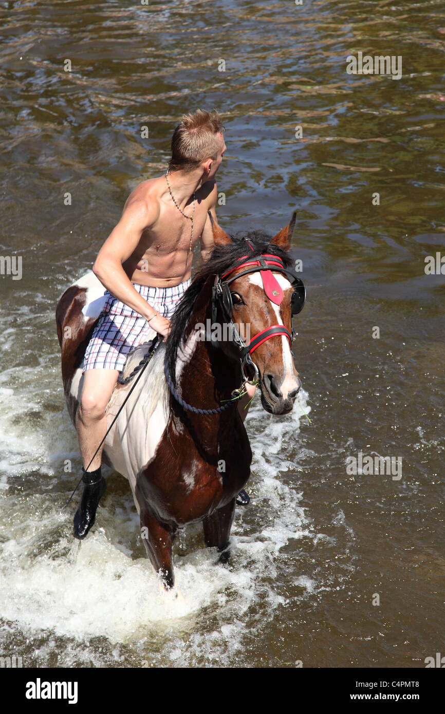 Boy with a horse hi-res stock photography and images - Alamy