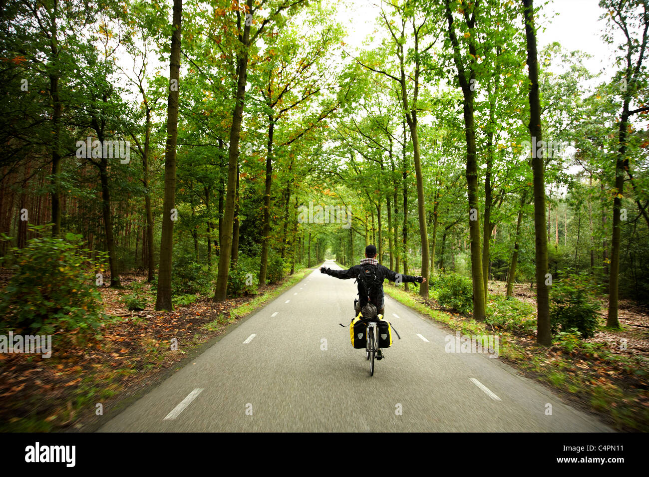 Freedom on a bicycle Stock Photo - Alamy