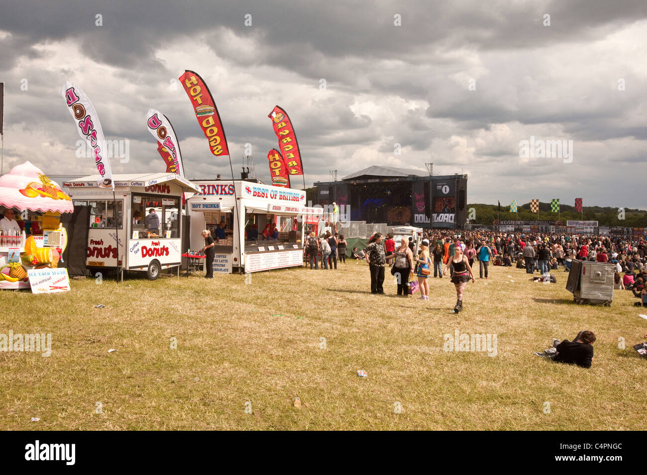 Second stage, Download Festival, Donington Park, Nottingham, England ...