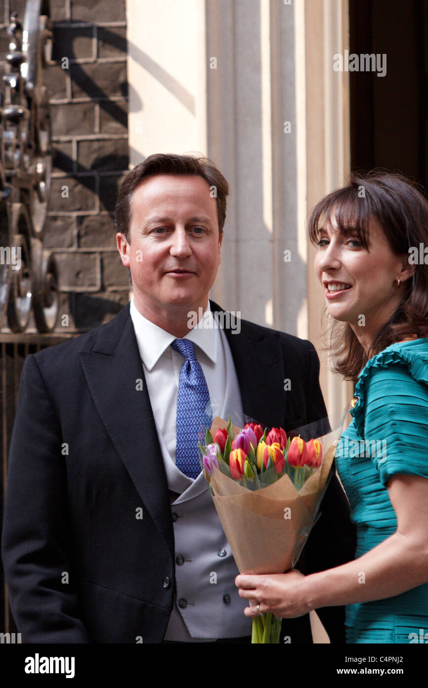 Prime minister David Cameron and his wife Samatha host a Royal Wedding ...