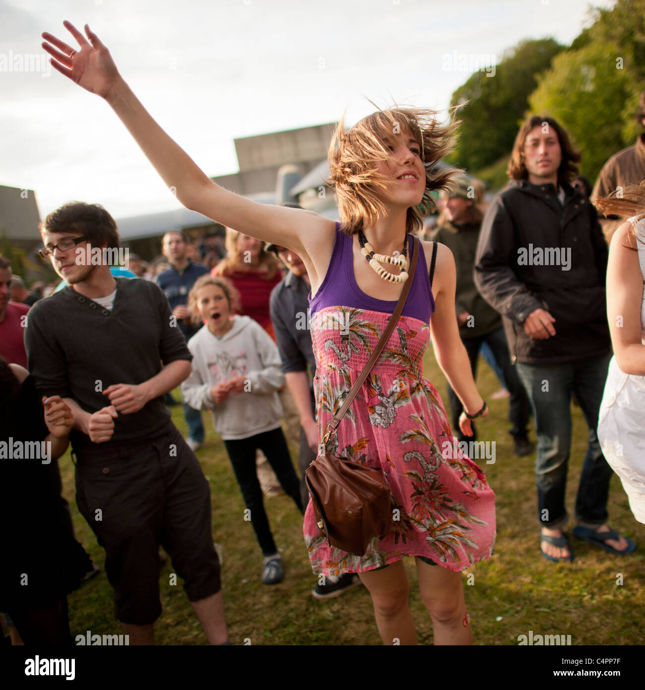 Girls Dancing Outside Festivals High Resolution Stock Photography and ...