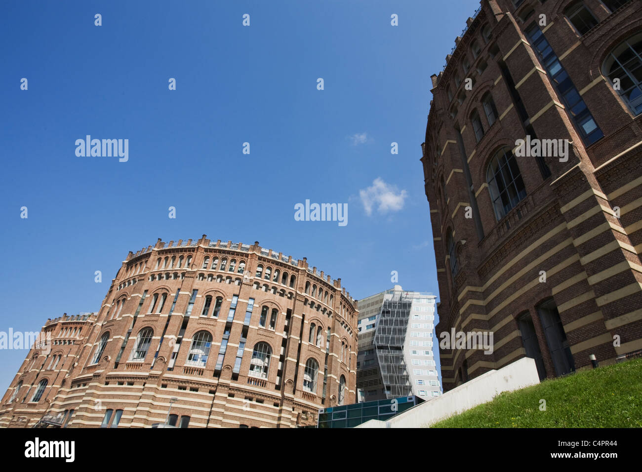 Vienna simmering gasometer architecture hi-res stock photography and ...