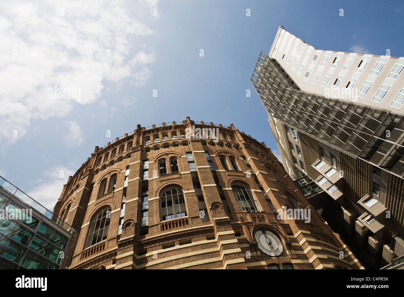 Vienna simmering gasometer architecture hi-res stock photography and ...