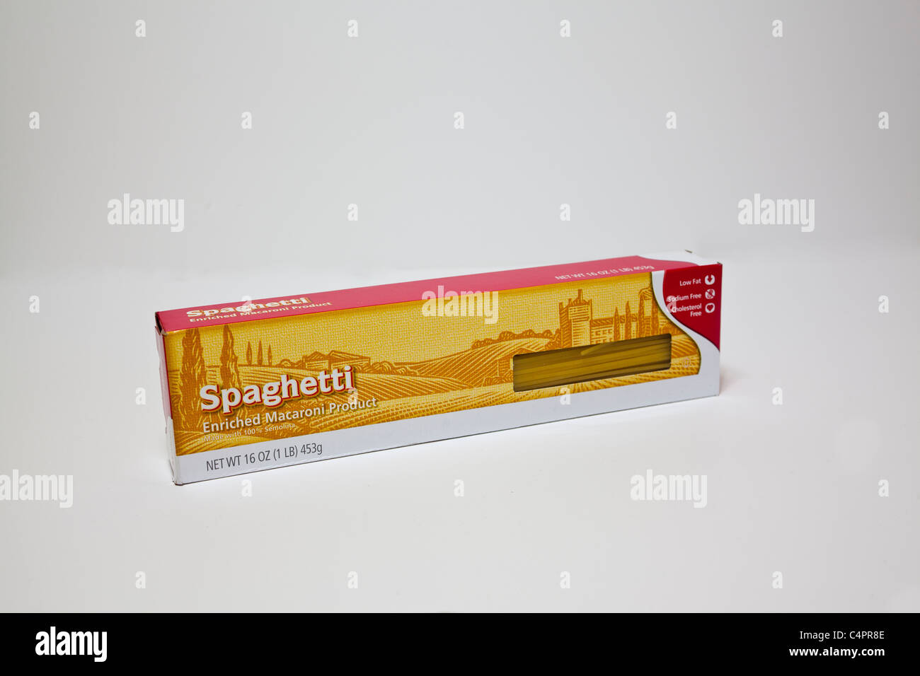 A box of Pasta Linguini Spaghetti Stock Photo - Alamy