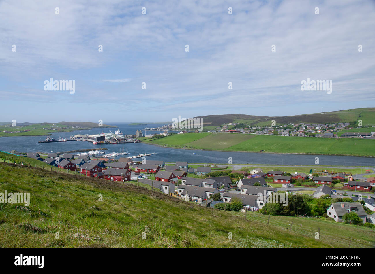 Scotland, Shetland Islands, Mainland, Scalloway (near Lerwick ...