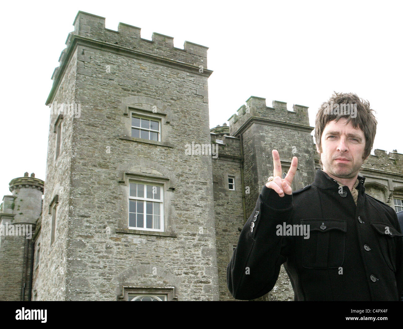 Noel Gallagher speaks during a press conference at Slane Castle, Slane ...