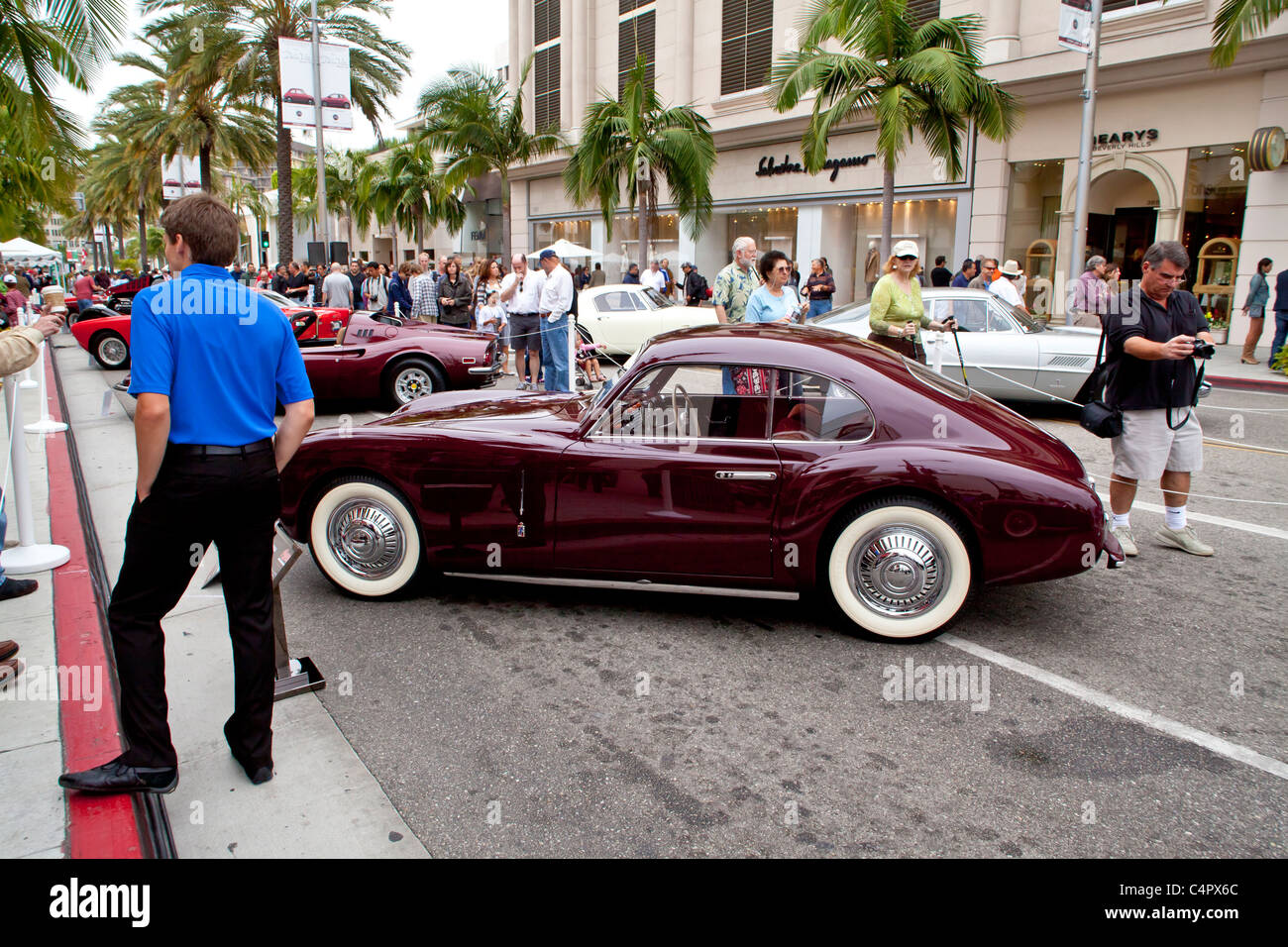 Cars of hollywood display hi-res stock photography and images - Alamy