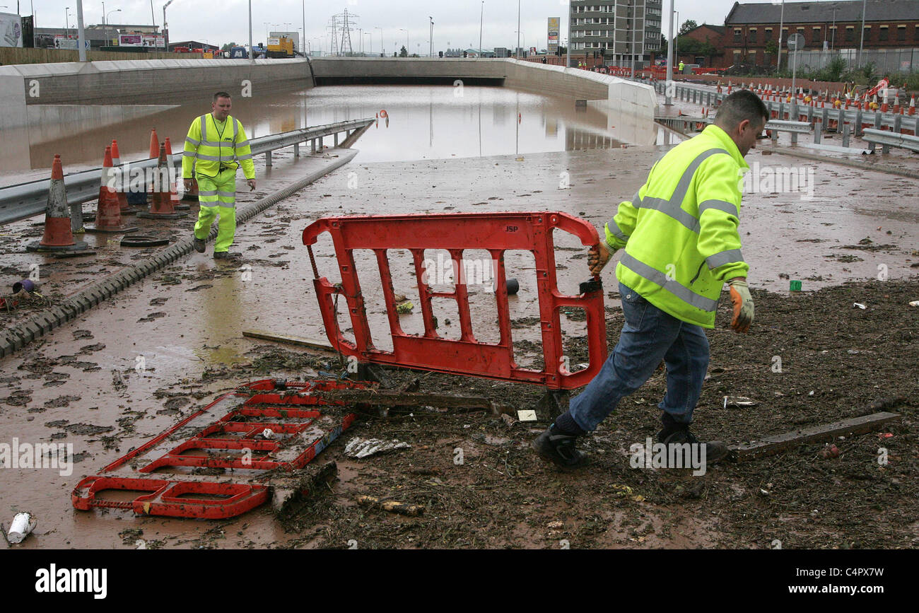 The Westlink road in Belfast, Northern Ireland is a dual carriageway ...