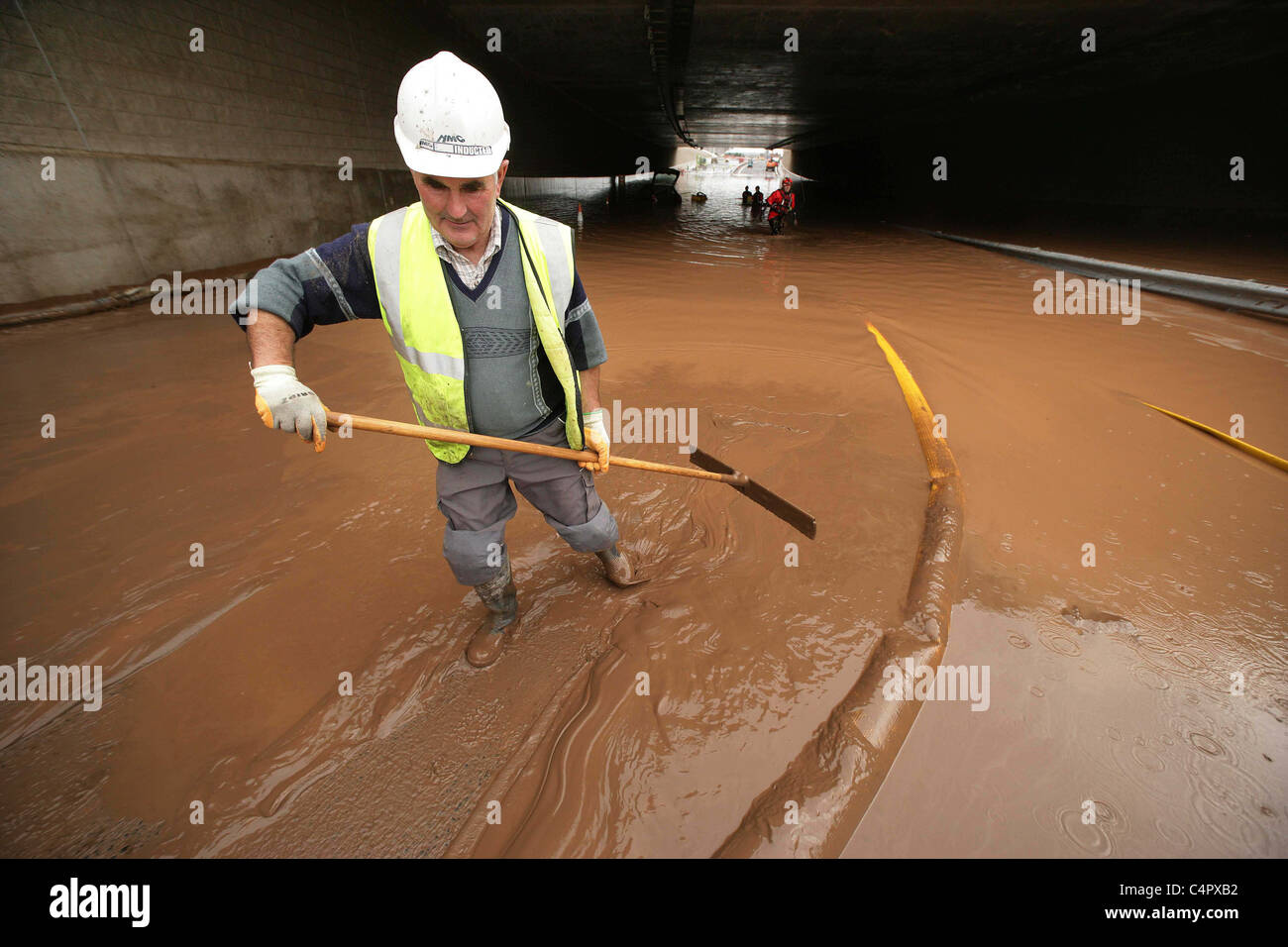 The Westlink road in Belfast, Northern Ireland is a dual carriageway ...