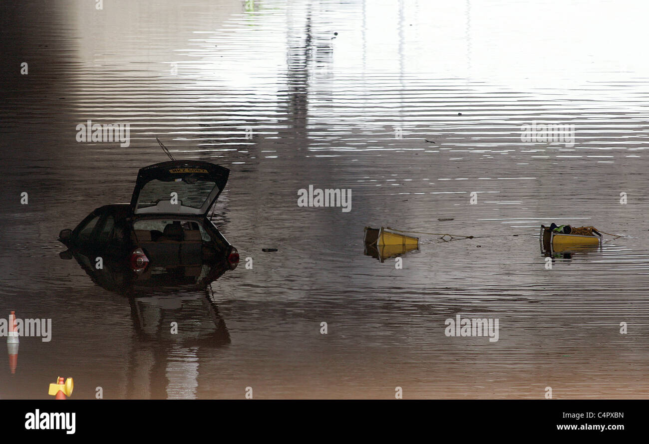 The Westlink road in Belfast, Northern Ireland is a dual carriageway ...