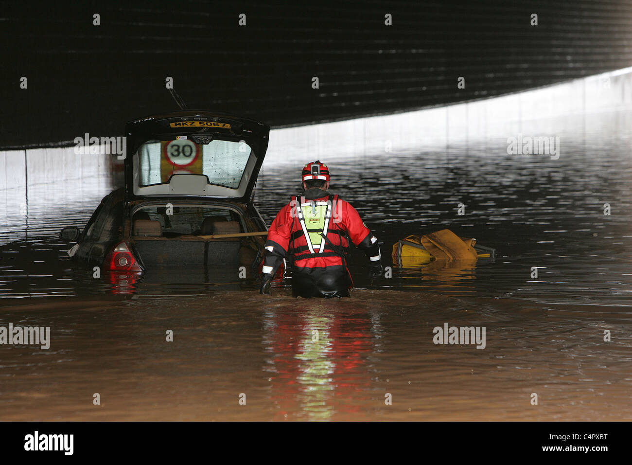 The Westlink road in Belfast, Northern Ireland is a dual carriageway ...