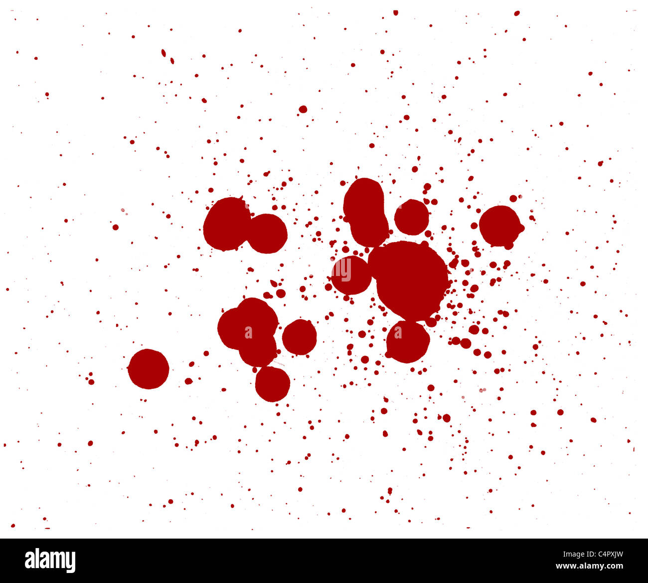 blood splatter red horror bloody gore drip murder violence Stock Photo ...
