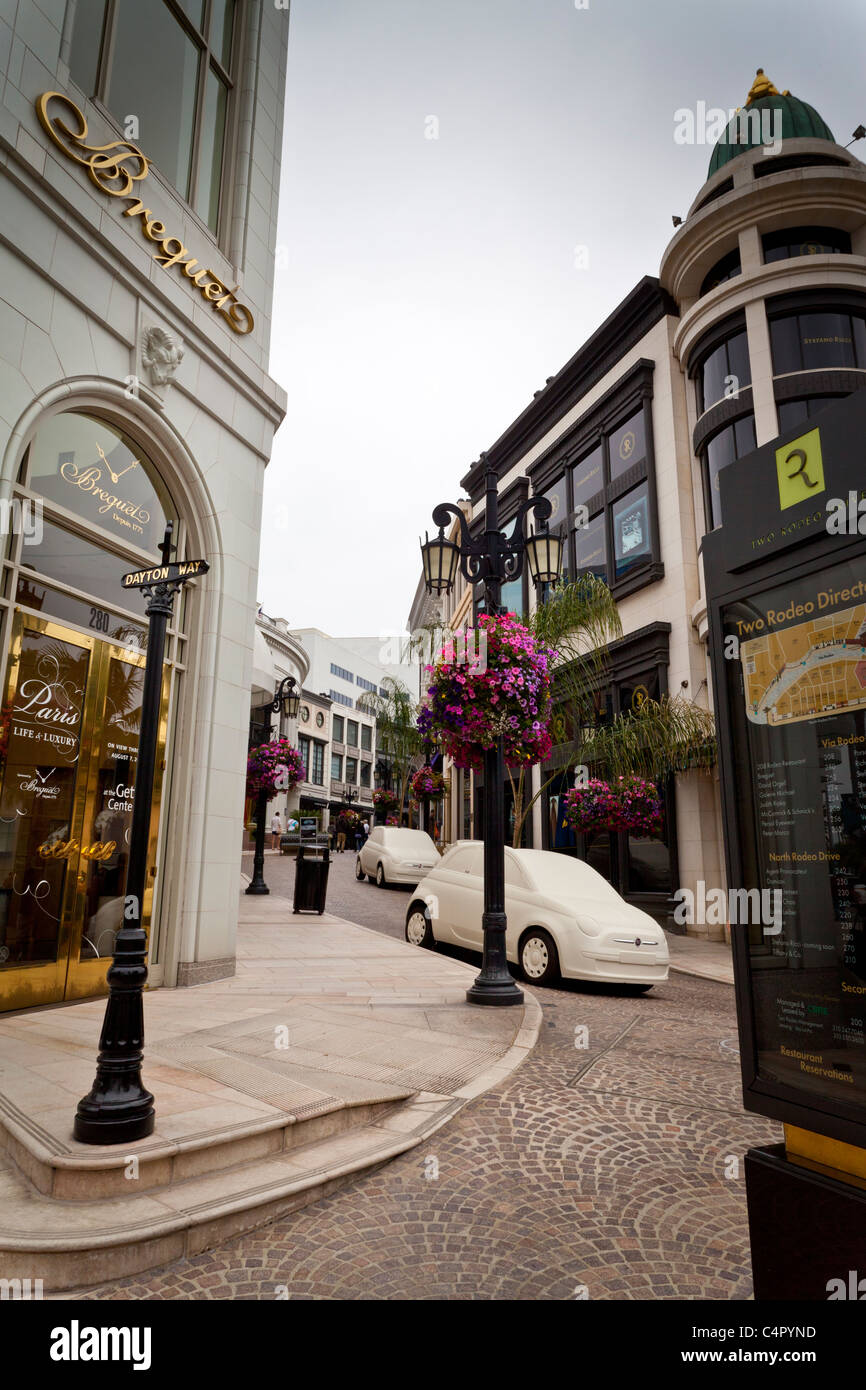 Via Rodeo just off of Rodeo Drive in Beverly Hills California during ...