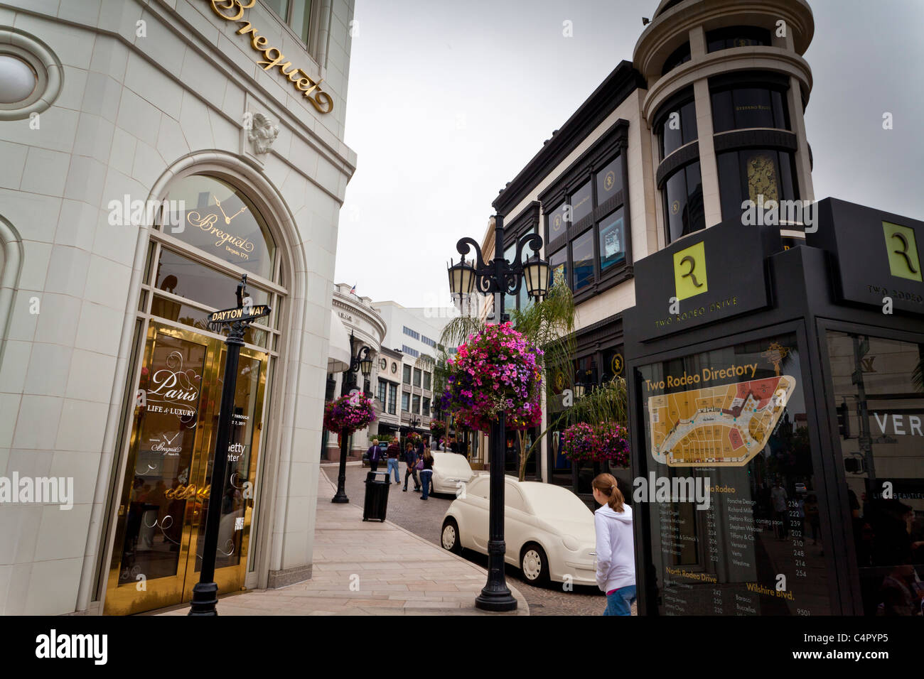 Via Rodeo just off of Rodeo Drive in Beverly Hills California during ...
