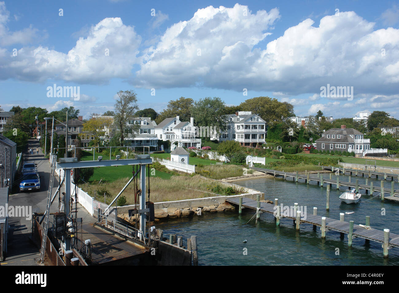 Homes in Edgartown Stock Photo - Alamy