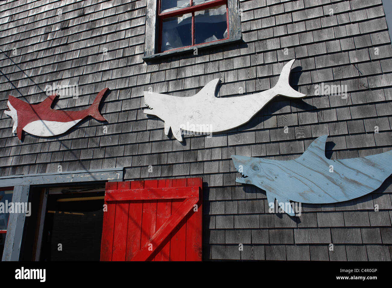 Menemsha Fish Market Stock Photo - Alamy