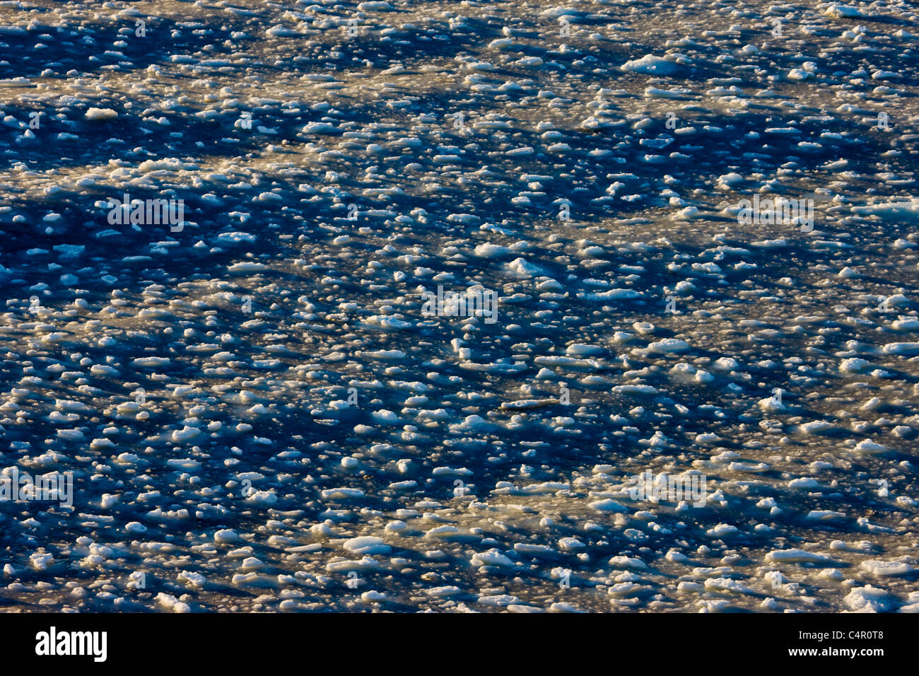 Floating ice blocks pattern, Antarctica Stock Photo - Alamy