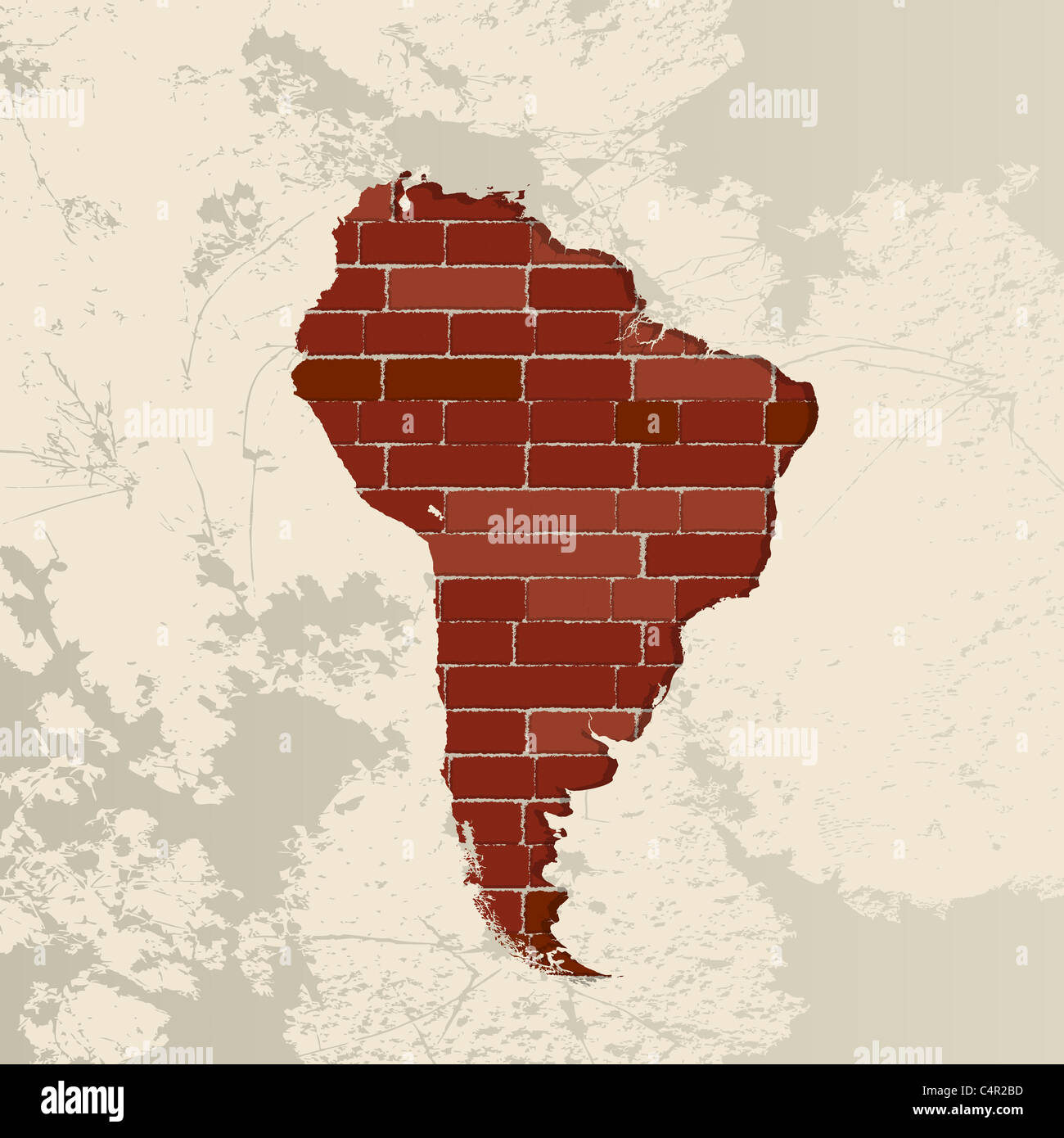 Latin america map hi-res stock photography and images - Alamy