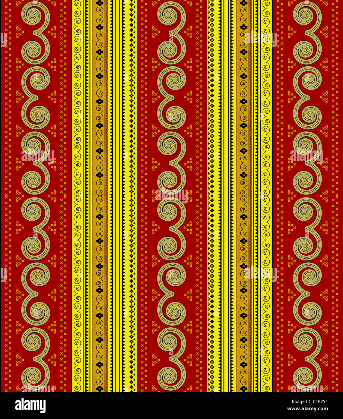 Traditional pattern with repeating geometric shapes Stock Photo - Alamy