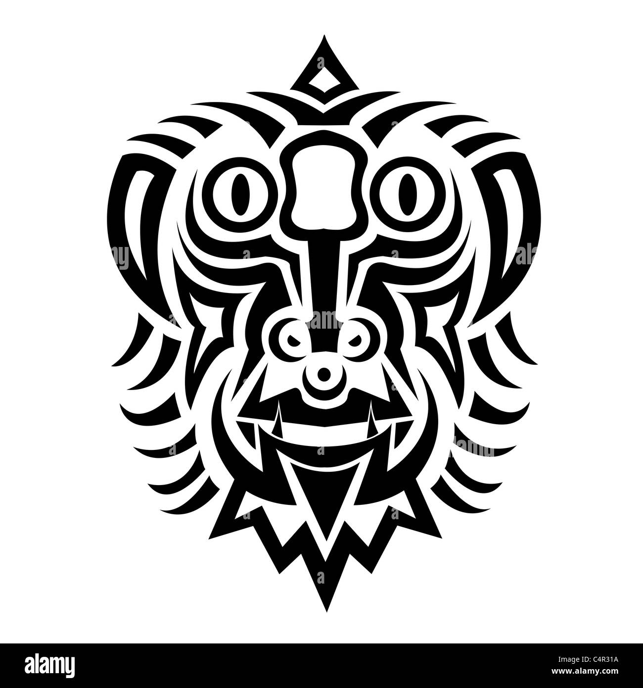 Abstract geometric object over Black and White Stock Photos & Images ...