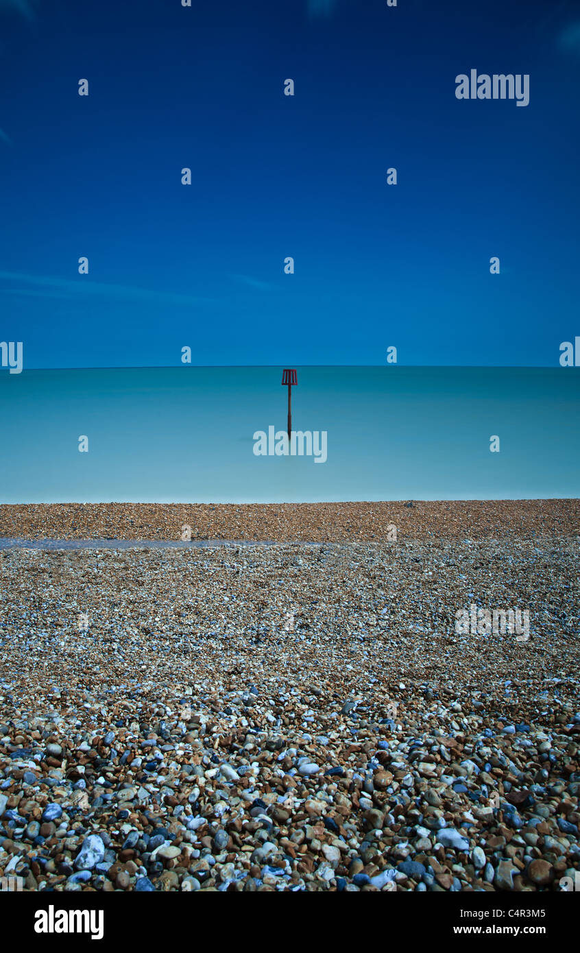Beach marker long exposure hi-res stock photography and images - Alamy
