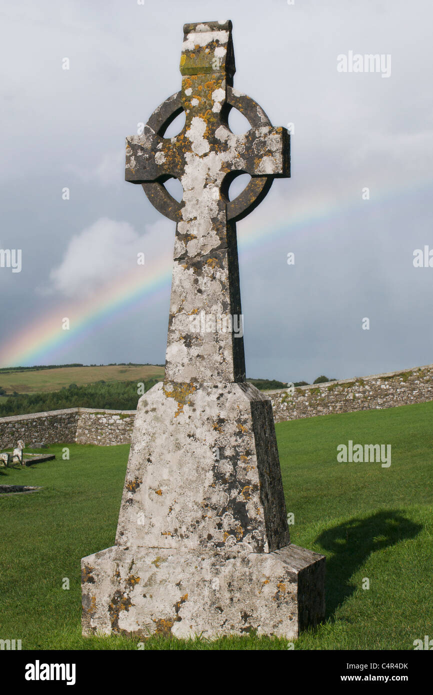 Celtic cross, The Rock of Cashel, County Tipperary, Ireland Stock Photo ...