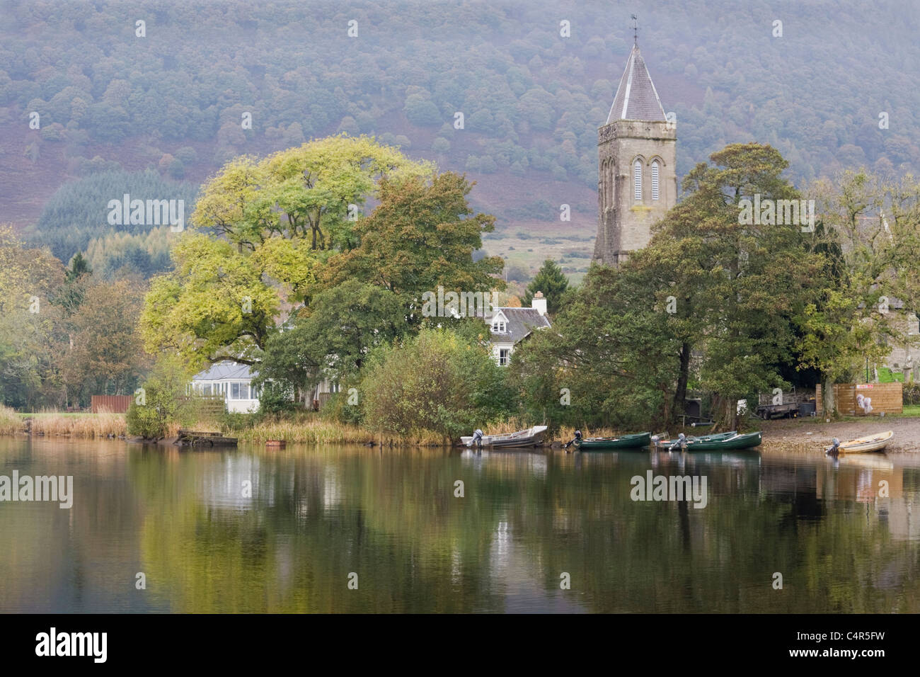 Church port menteith lake menteith hi-res stock photography and images ...
