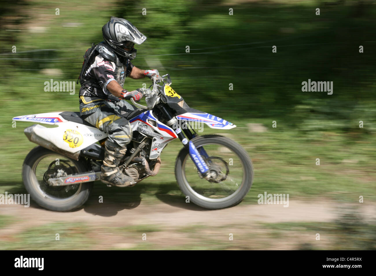 Cross country motorcyclist hi-res stock photography and images - Alamy