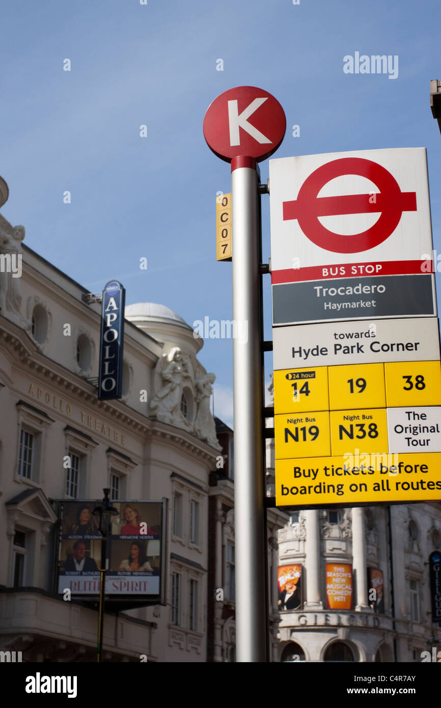London sign shaftesbury avenue hi-res stock photography and images - Alamy