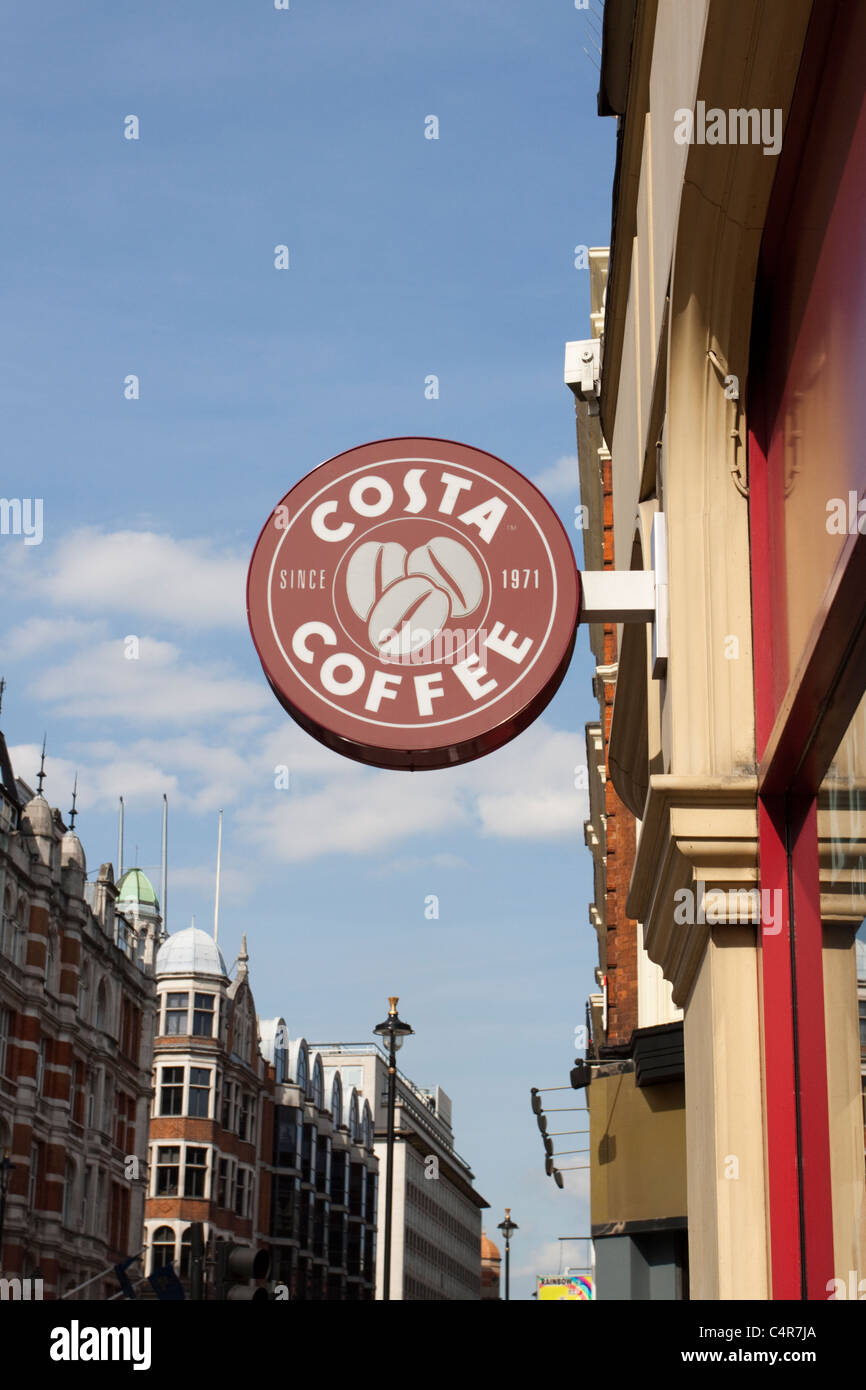 Costa coffee shop sign hi-res stock photography and images - Alamy