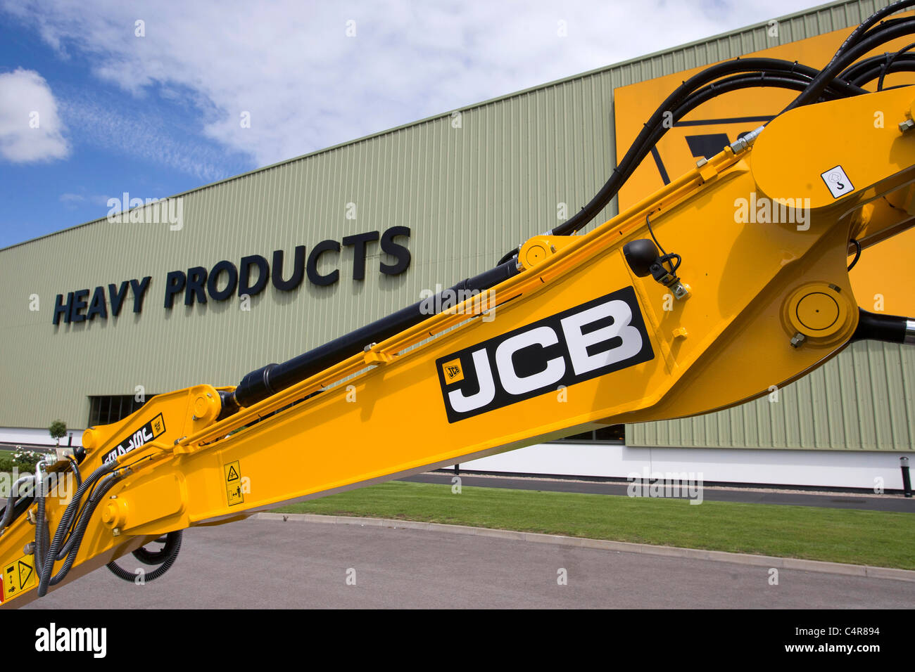 The JCB Heavy Products factory, near Uttoxeter, Staffordshire Stock ...