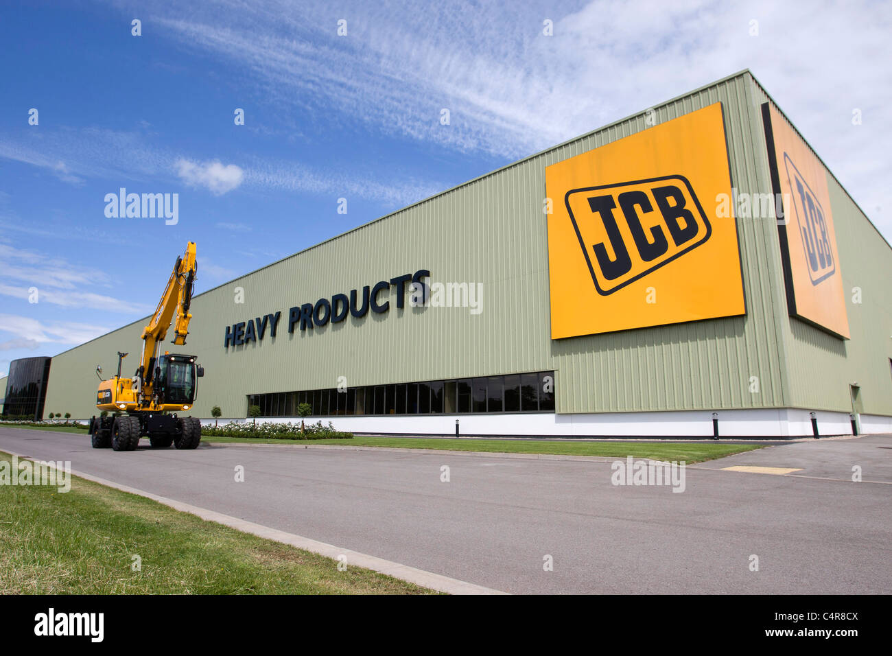 The JCB Heavy Products factory, near Uttoxeter, Staffordshire Stock ...