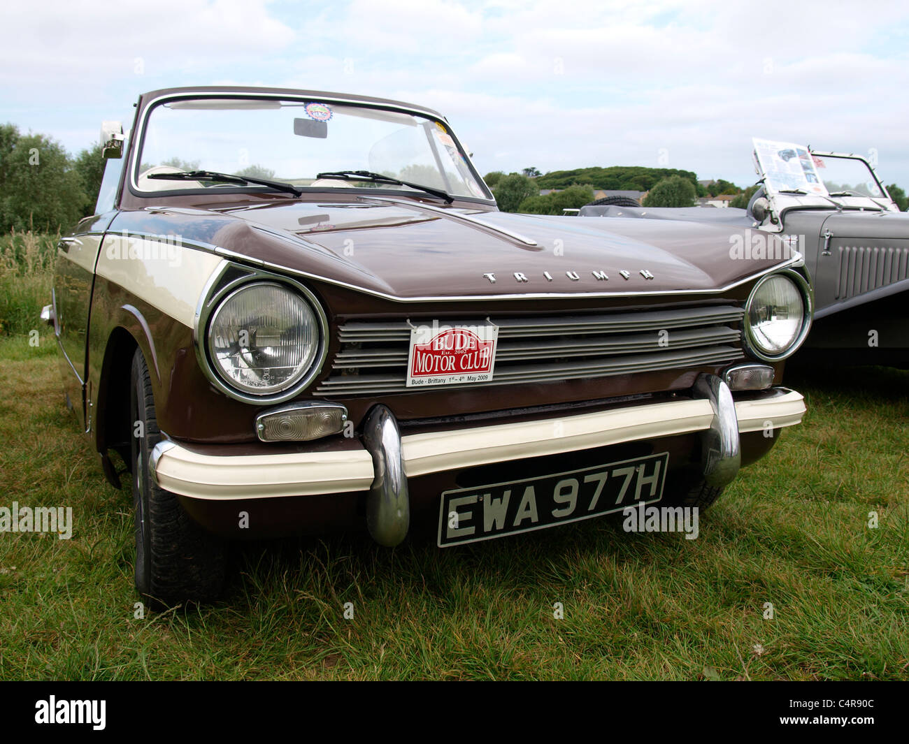 Classic Triumph, Bude car show, Cornwall, UK Stock Photo - Alamy