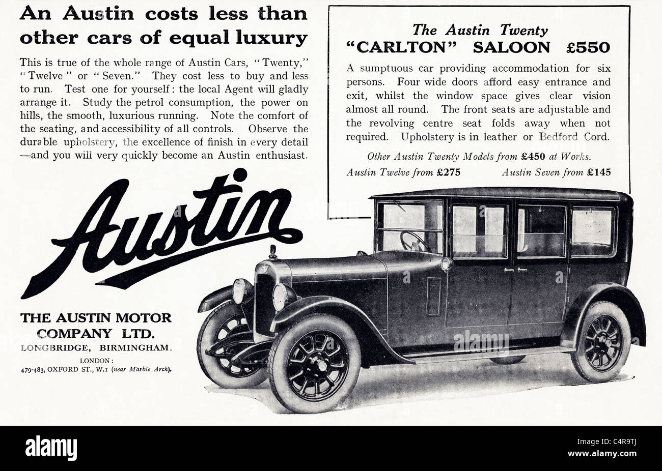 1920s Car Advertisements