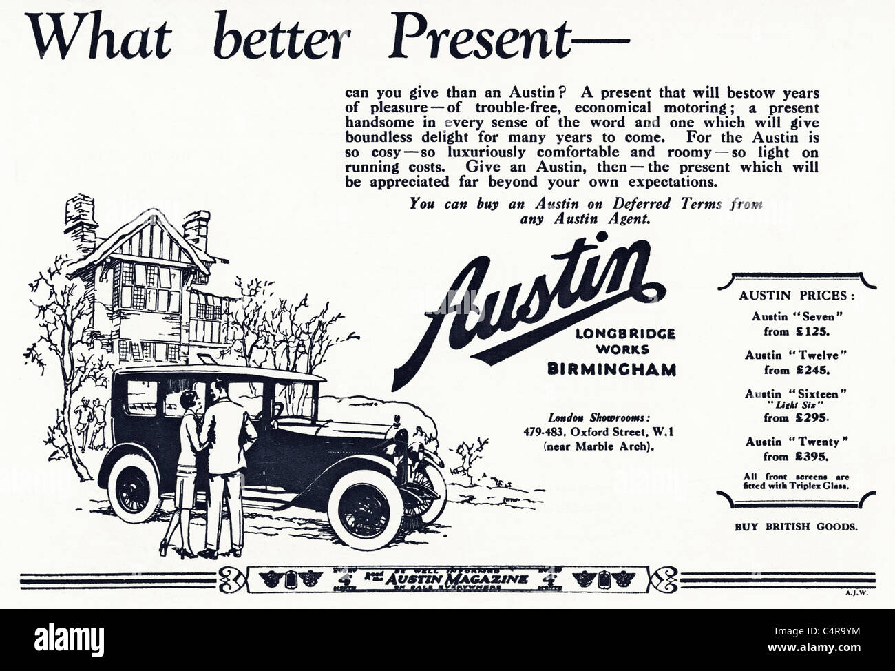 1920s car advertisement hi-res stock photography and images - Alamy